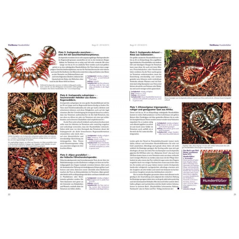 Bugs Magazine nr.8 - Hundertfüsser